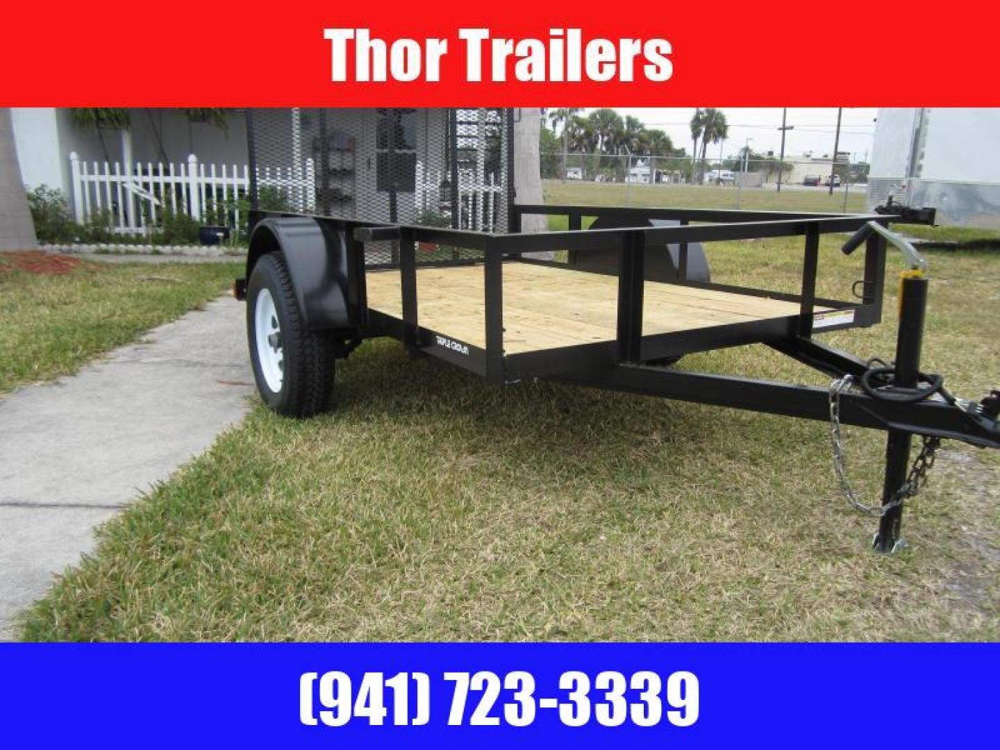 New 2025 Triple Crown Trailers 5X8 SA WITH RAMP Utility Trailer for sale in Palmetto, FL